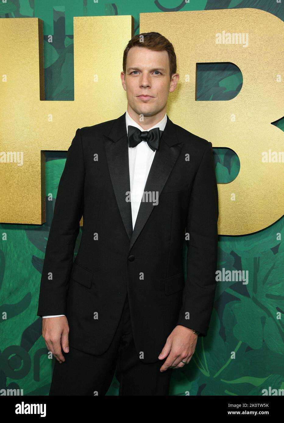 Jake Lacy attends the 2022 HBO Emmy's Party at San Vicente Bungalows on ...