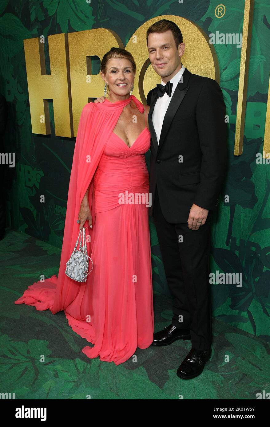 Connie Britton and Jake Lacy attends the 2022 HBO Emmy's Party at San ...