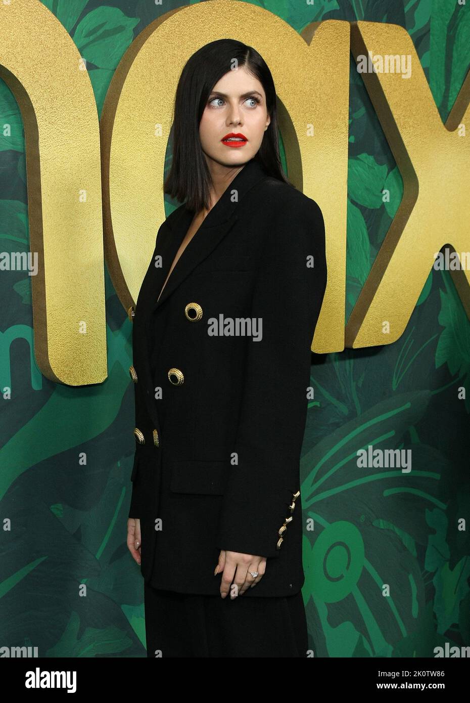 Alexandra Daddario attends the 2022 HBO Emmy's Party at San Vicente ...