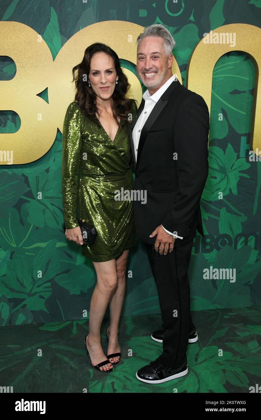 Annabeth Gish, Wade Allen attends the 2022 HBO Emmy's Party at San ...