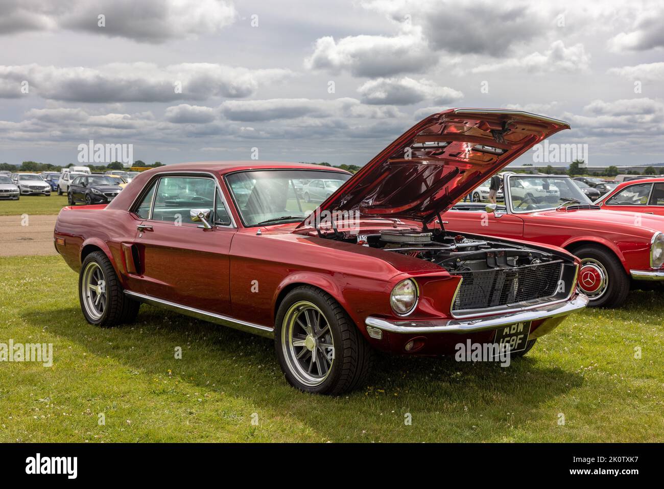 1967 Ford Mustang, on display at the June Scramble held at the Bicester ...