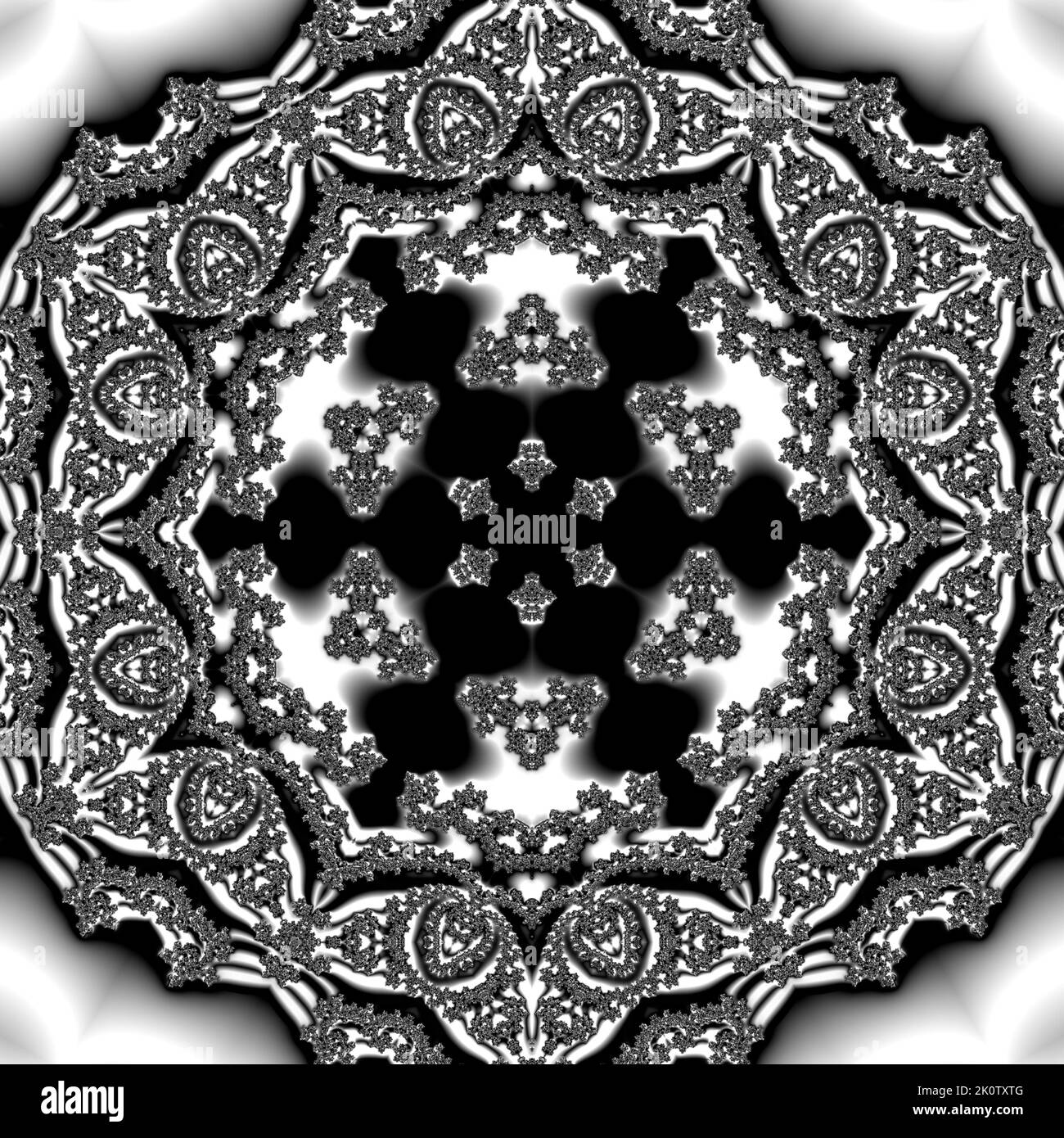 Abstract Computer generated Fractal design. A fractal is a never-ending ...
