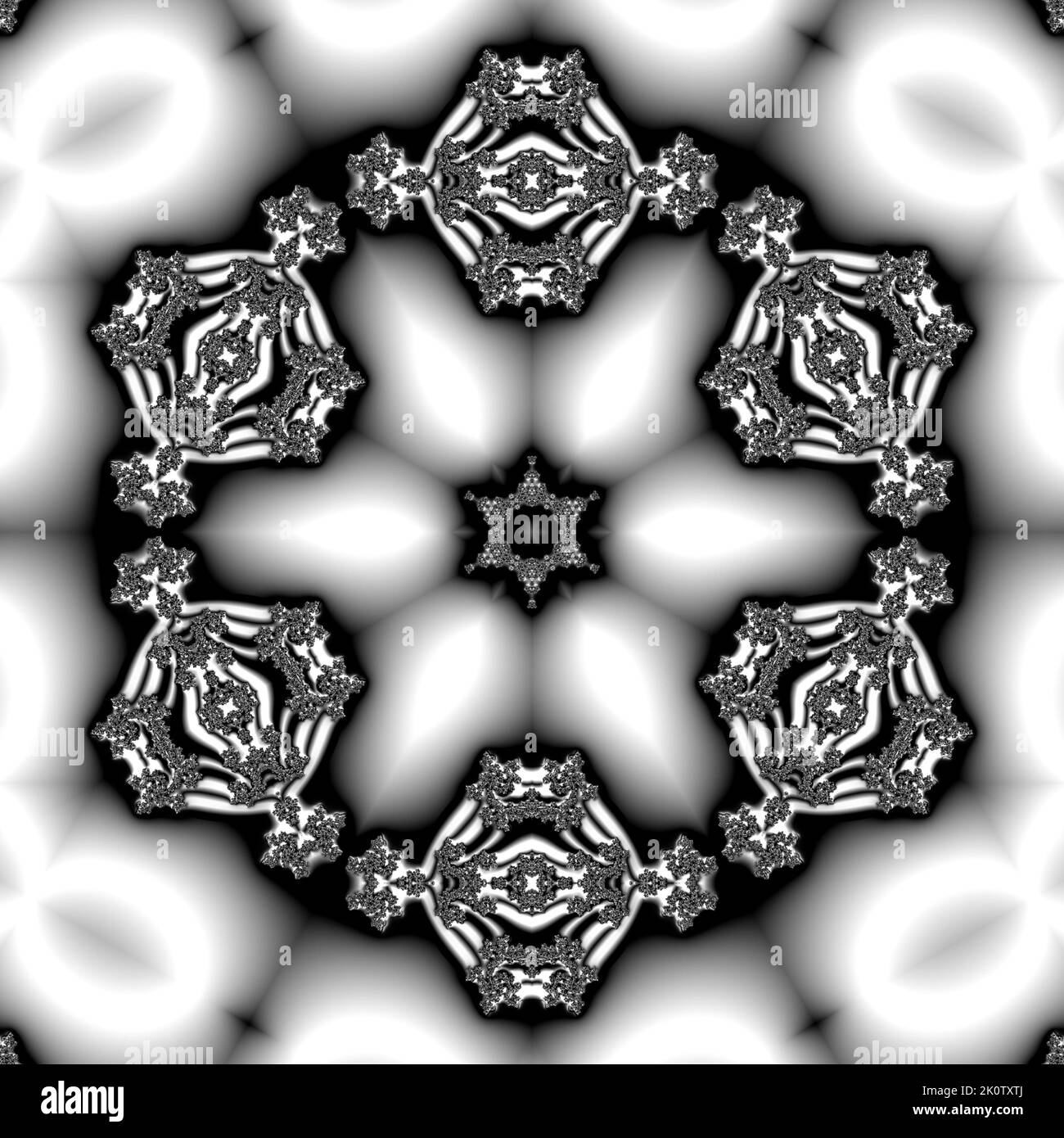 Abstract Computer generated Fractal design. A fractal is a never-ending ...
