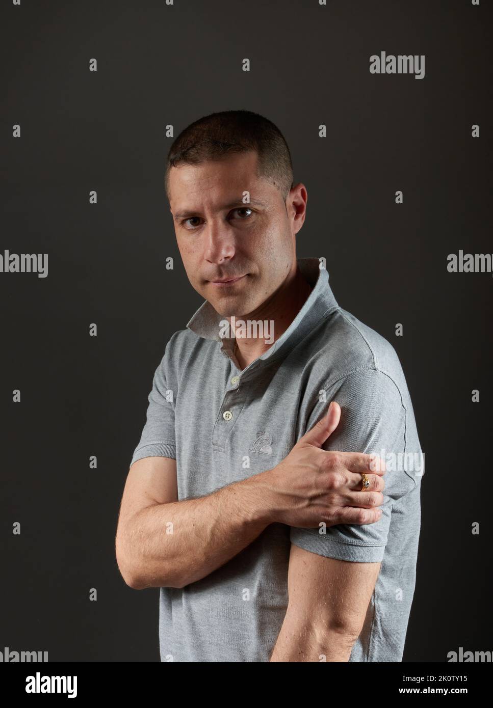 Kind face young man close hi-res stock photography and images - Alamy