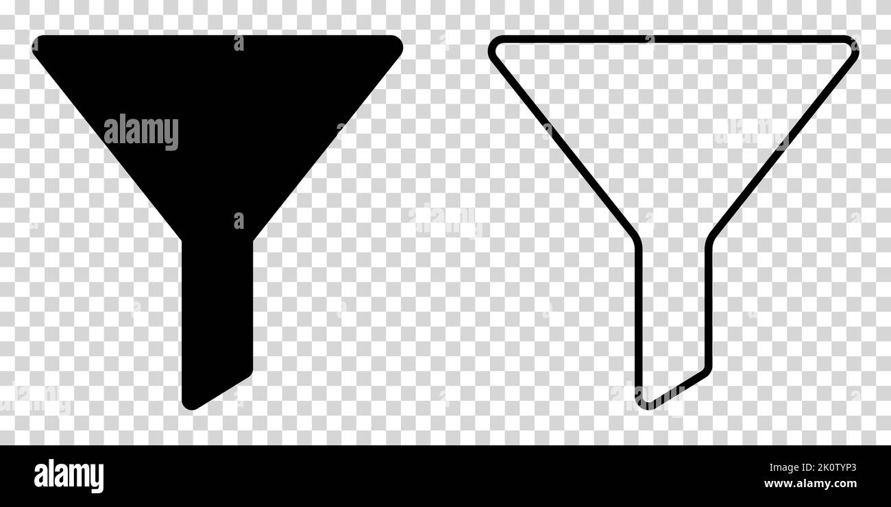Filter icons set. Design for web and mobile app. Vector illustration ...