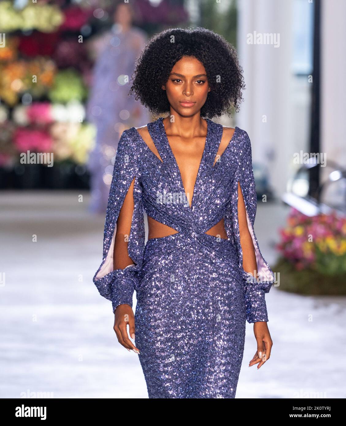 United States. 12th Sep, 2022. Model walks runway for Pamella Roland ...