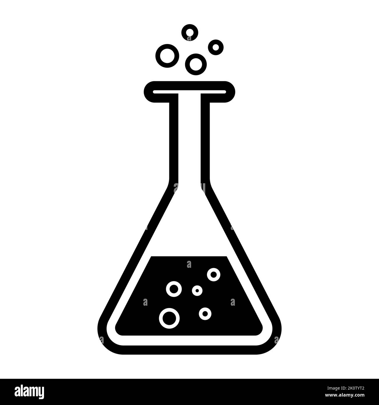 Laboratory glass icon. Vector illustration isolated on white background ...