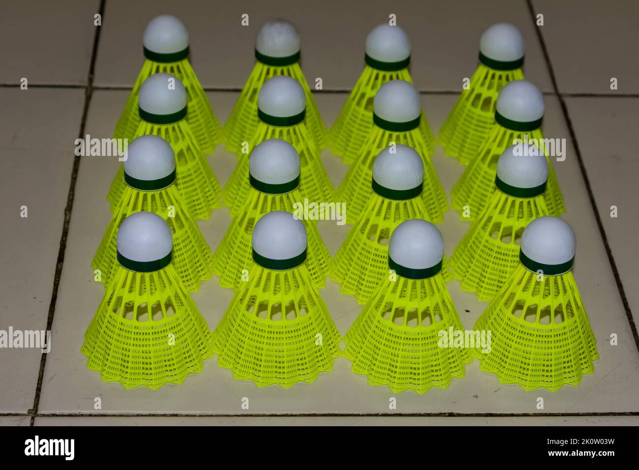 Plastic Badminton Ball,Yellow Ball,On Black Background,Texture Stock ...