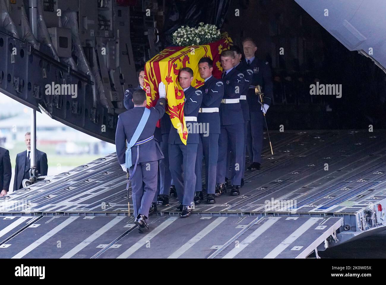 The bearer party from the Queen's Colour Squadron (63 Squadron RAF ...