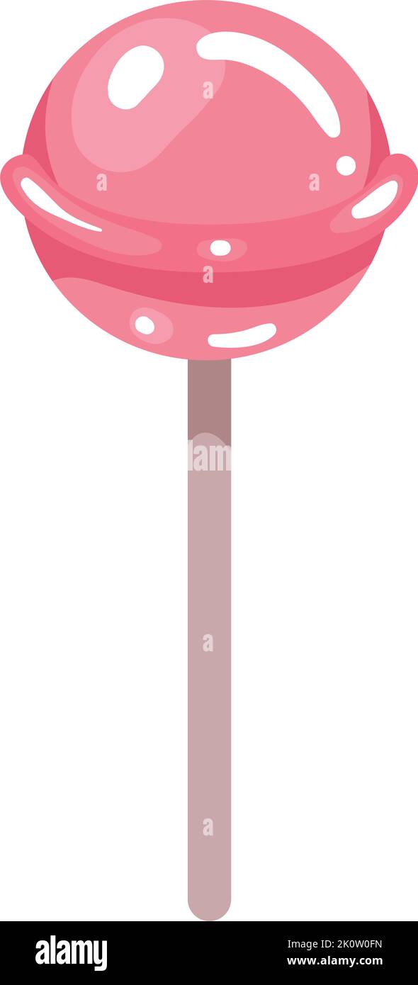 candy in stick dessert Stock Vector Image & Art - Alamy
