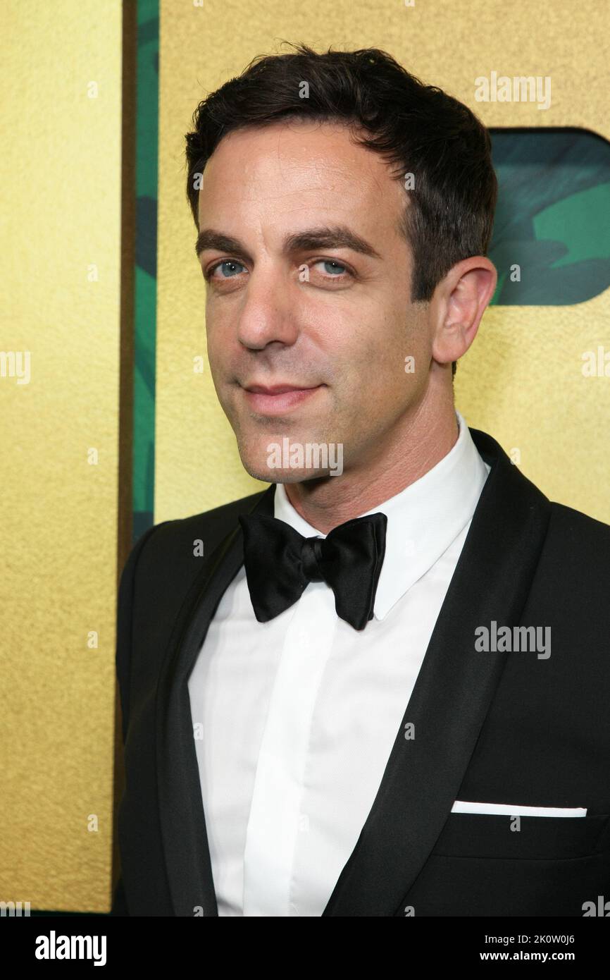 BJ Novak attends the 2022 HBO Emmy's Party at San Vicente Bungalows on ...