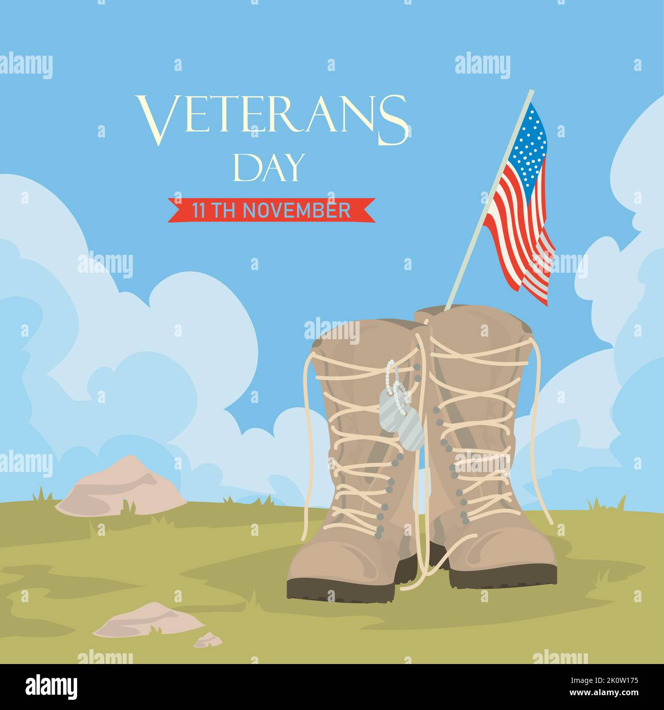 veterans day card Stock Vector Image & Art - Alamy