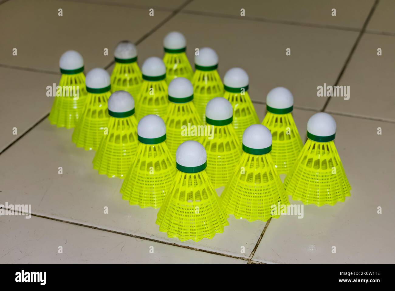 Plastic Badminton Ball,Yellow Ball,On Black Background,Texture Stock ...