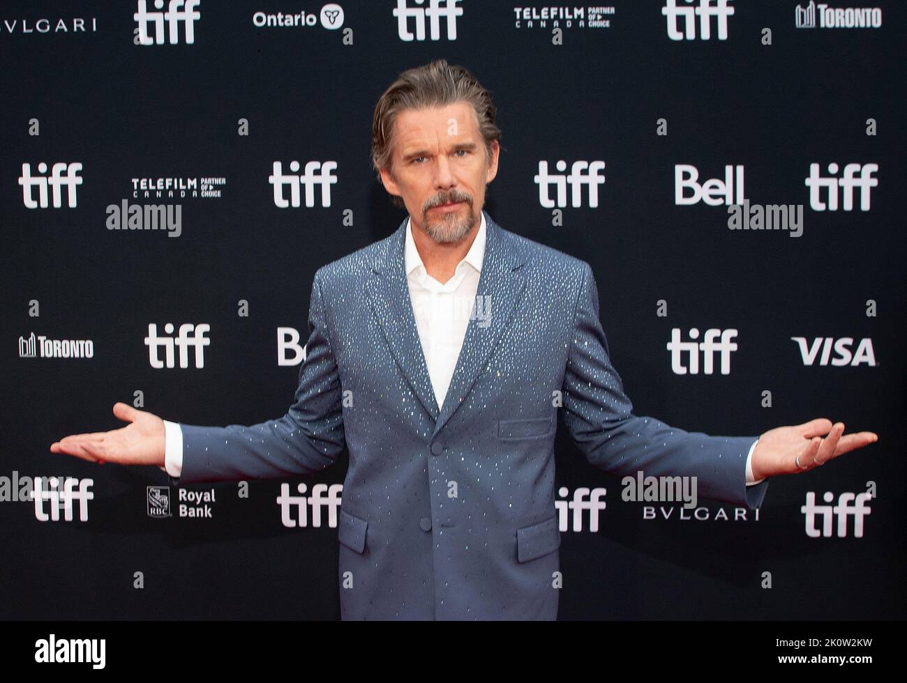Ethan Hawke attends the "Raymond & Ray" Premiere during the 2022 ...