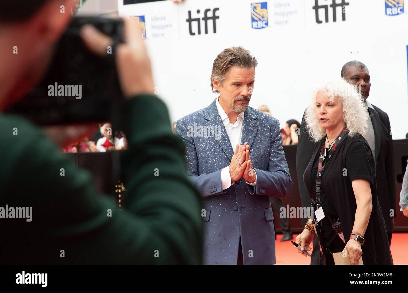 Ethan Hawke attends the "Raymond & Ray" Premiere during the 2022 ...