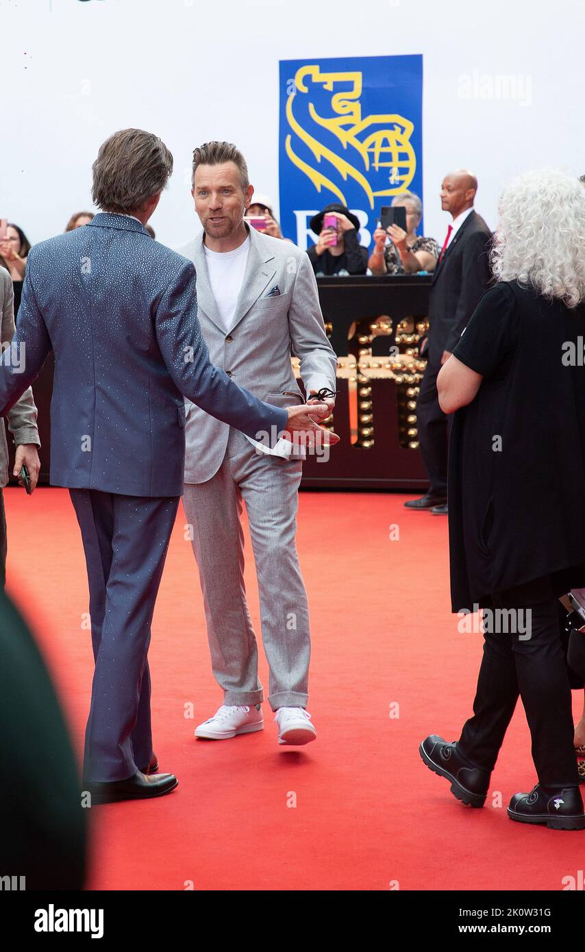 Ewan McGregor, Ethan Hawke attends the "Raymond & Ray" Premiere during ...