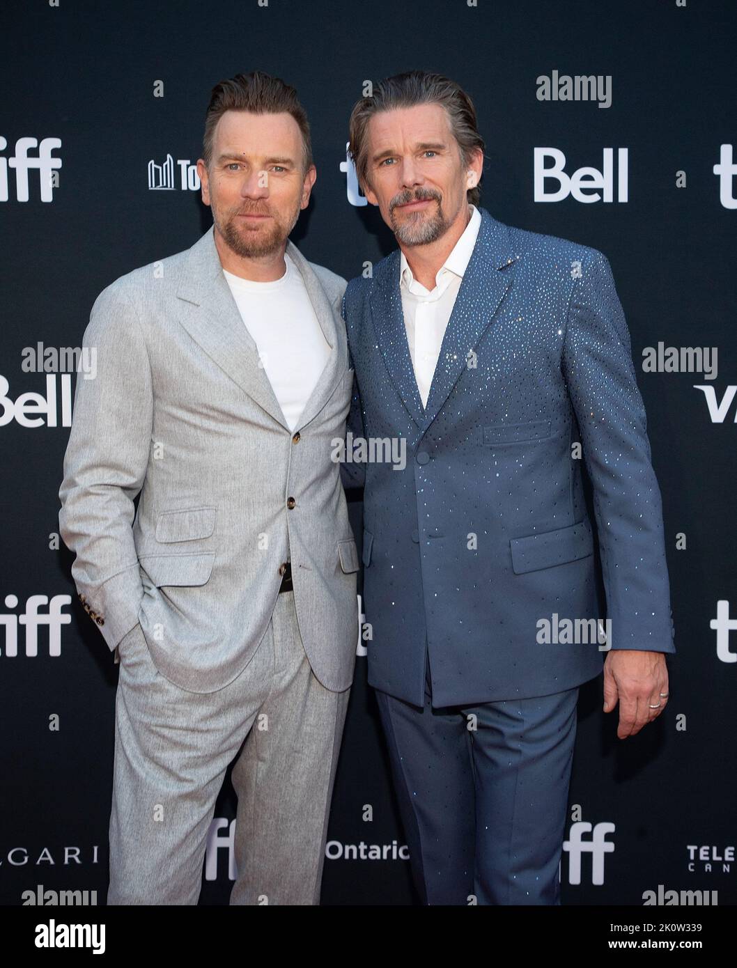 Ewan McGregor, Ethan Hawke attends the "Raymond & Ray" Premiere during ...