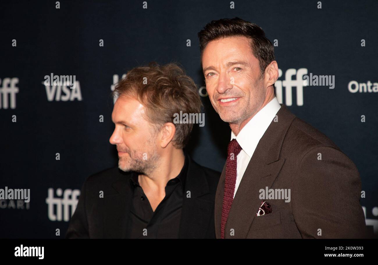Hugh Jackman, Florian Zeller attend "The Son" Premiere during the 2022 ...