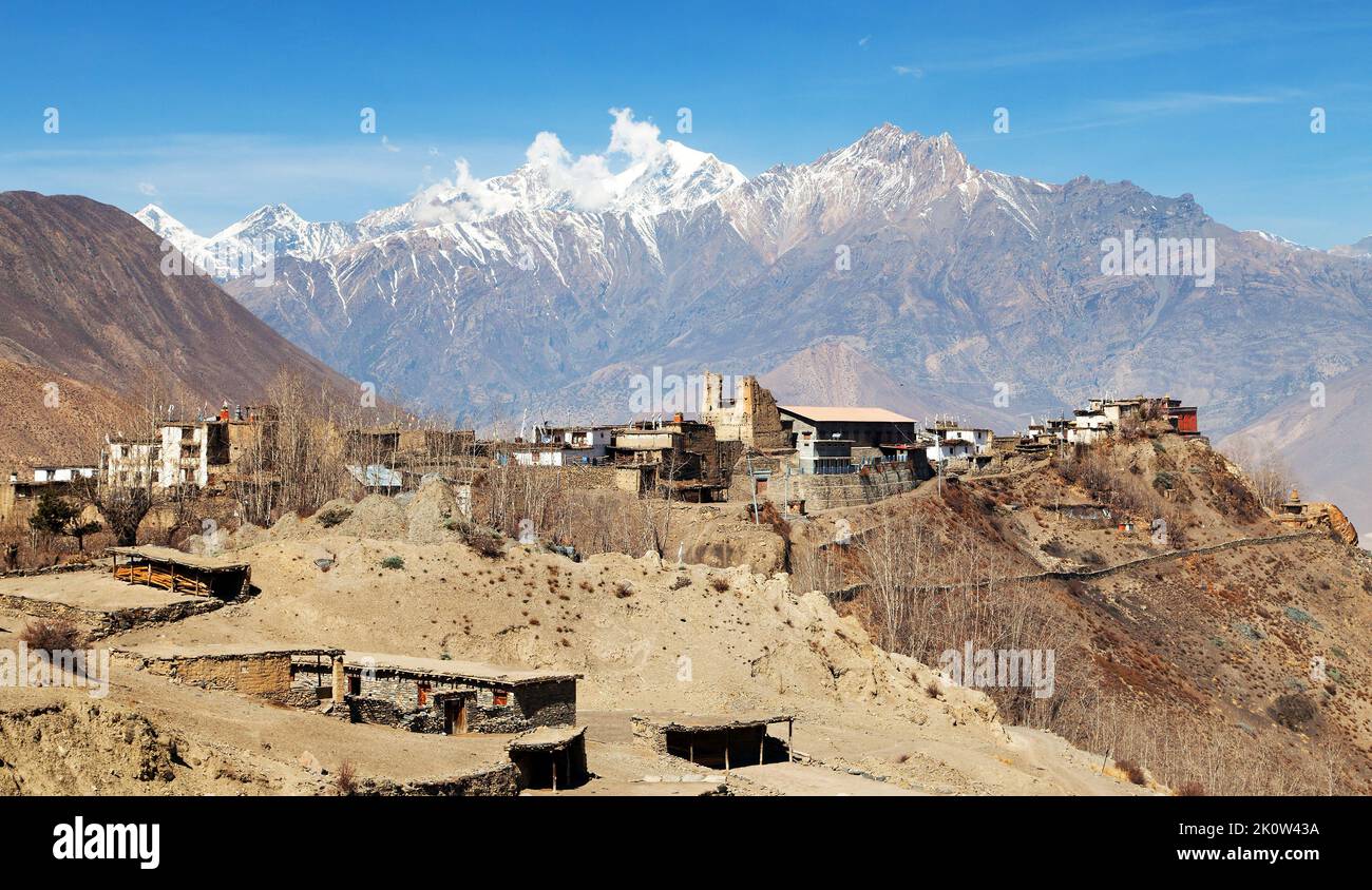 Jharkot village, one of the best villages in round Annapurna circuit ...