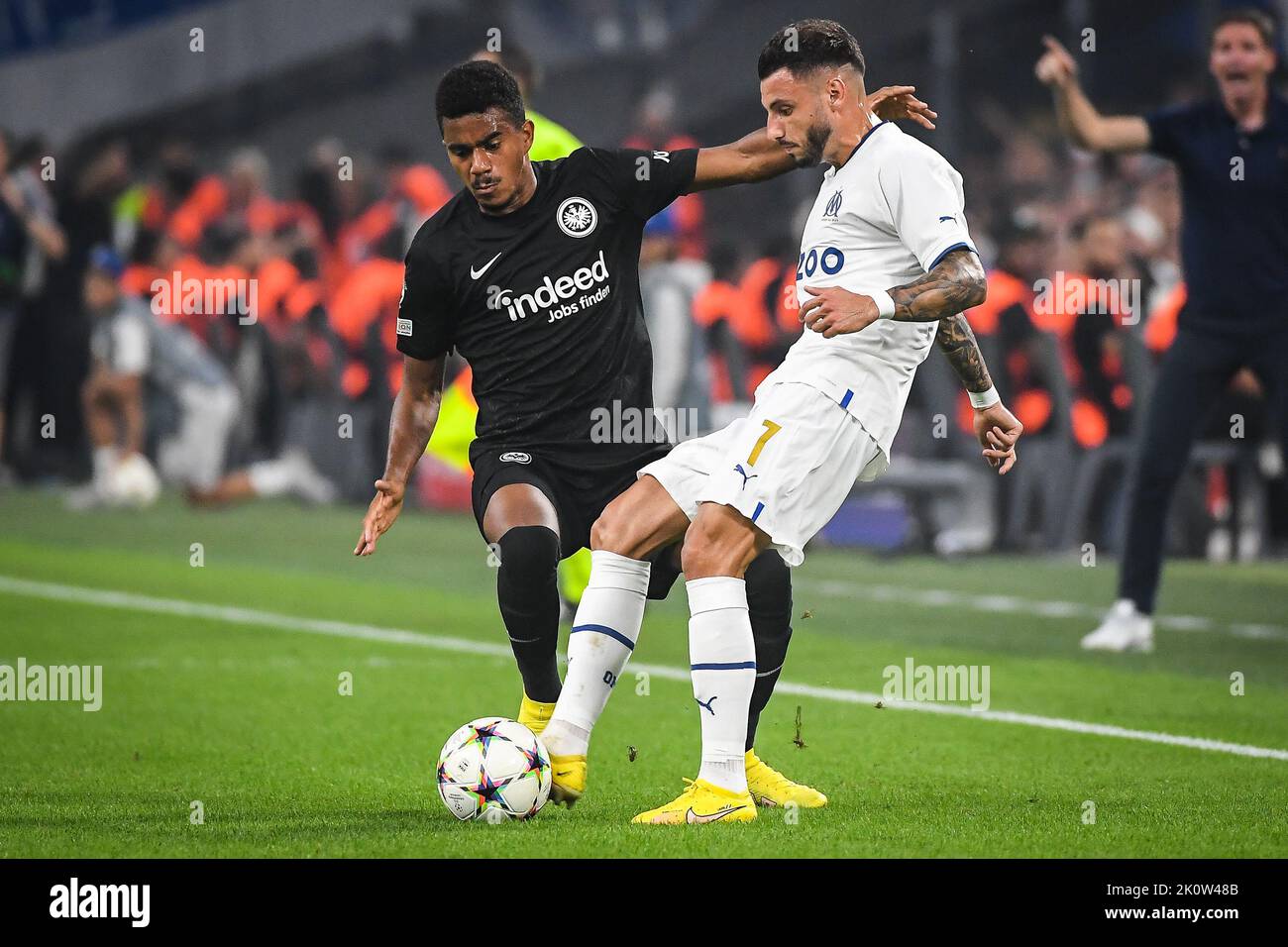Marseille, France, France. 13th Sep, 2022. Ansgar KNAUFF of Eintracht ...