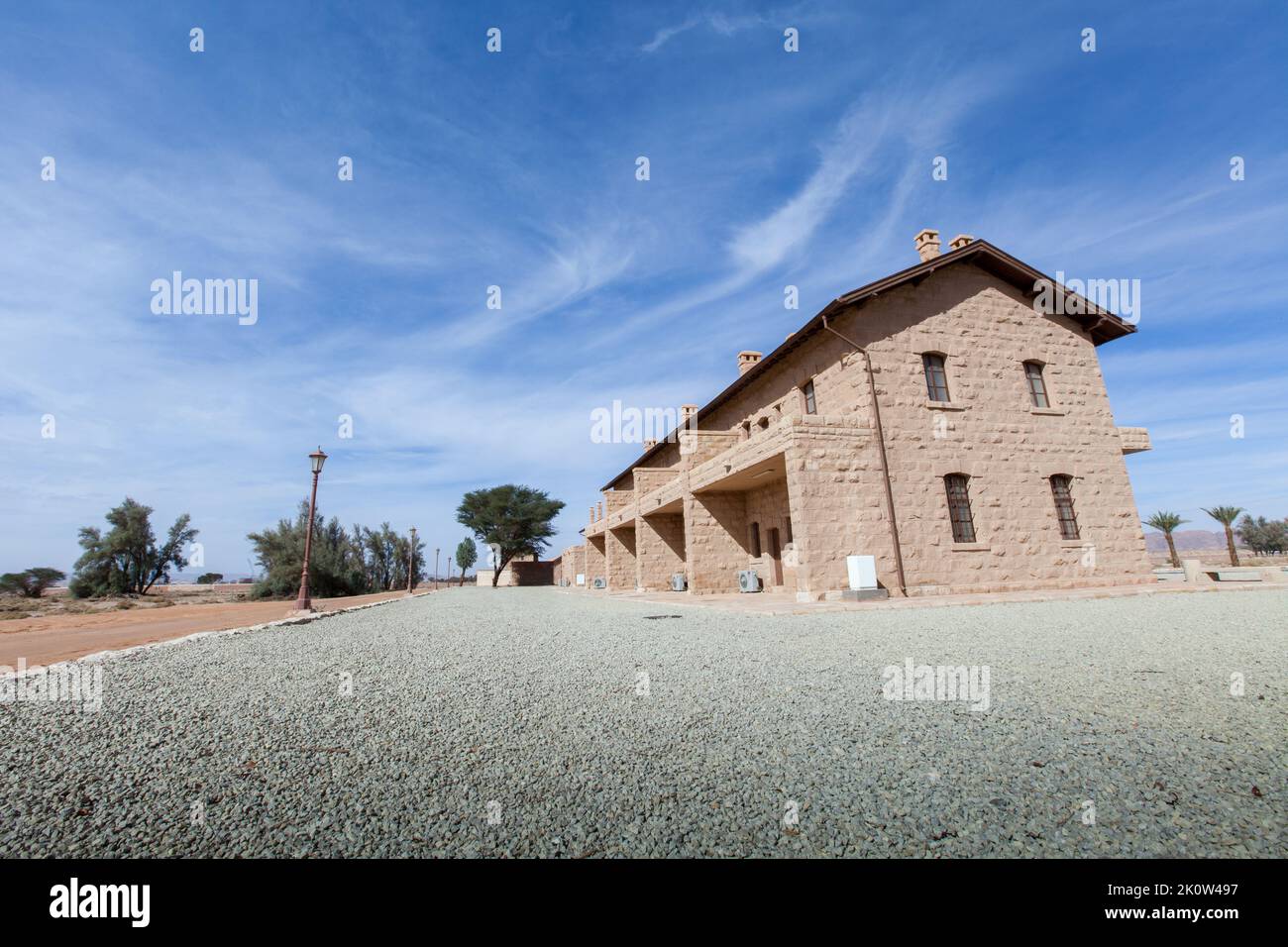 Al Ula, Saudi Arabia- Restored Hejaz railway train built for by the ...