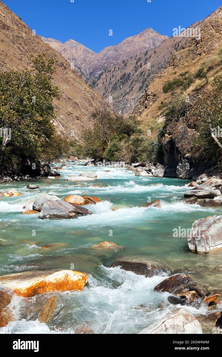 Nepali river hi-res stock photography and images - Alamy