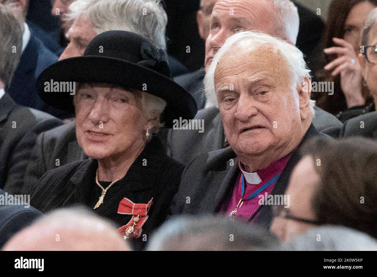 The Rt Rev. the Lord Robin Eames (right) with his wife Christine Daly ...