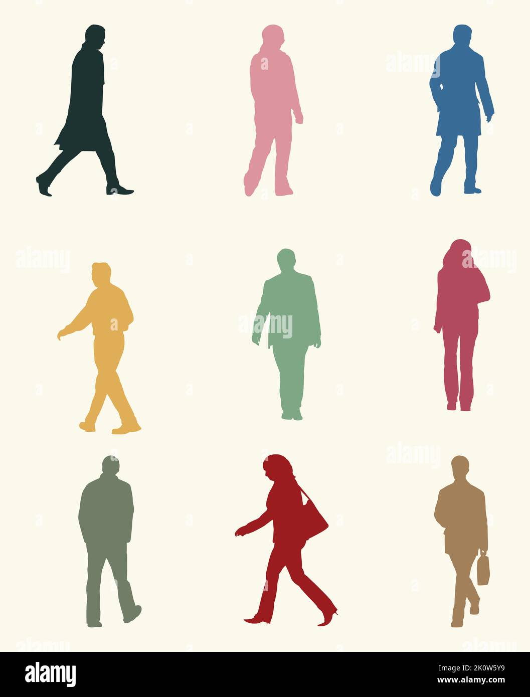 Child adult walking Stock Vector Images - Alamy