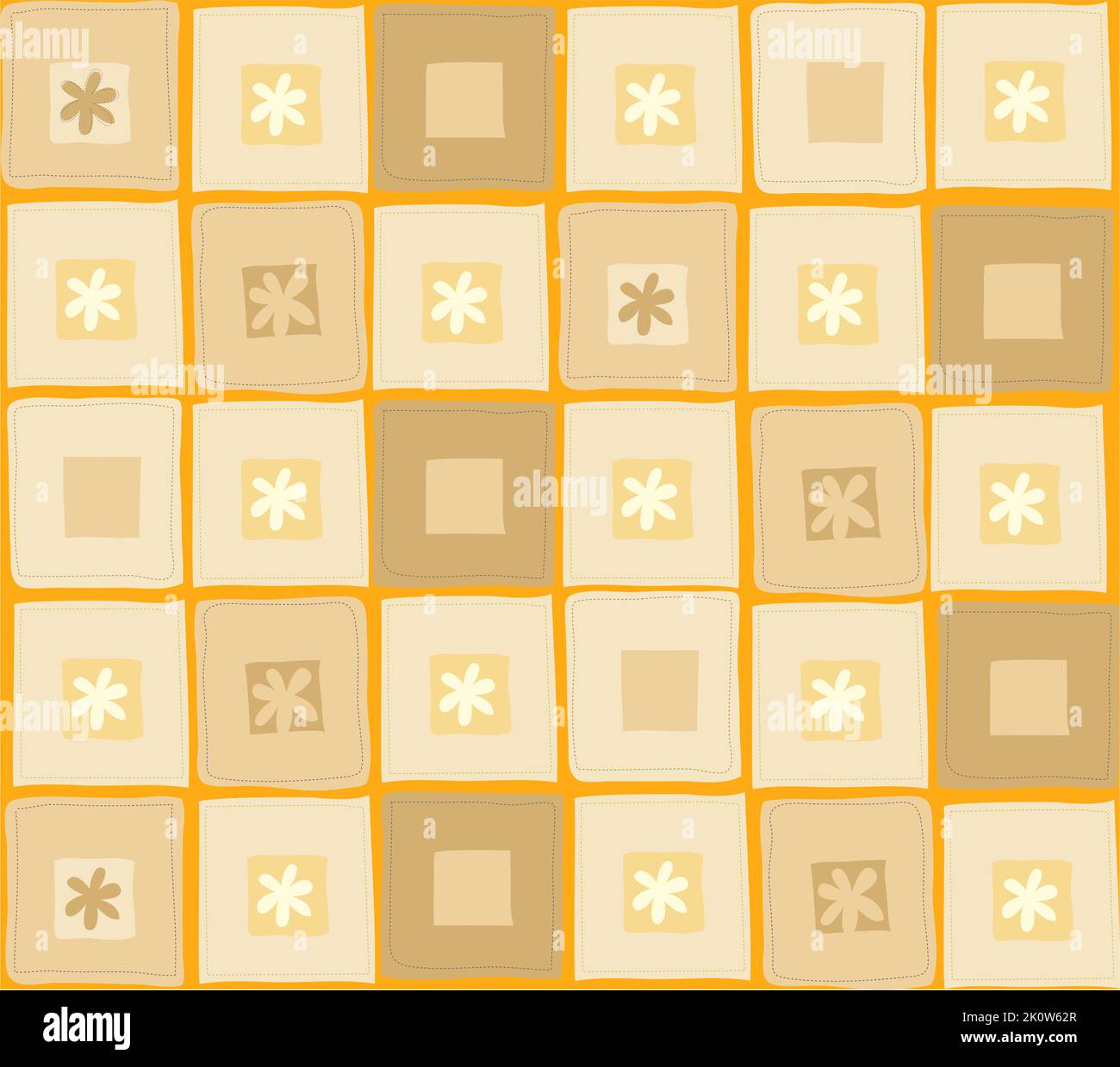 Retro Style Patchwork Mosaic Pattern Stock Vector Image & Art - Alamy