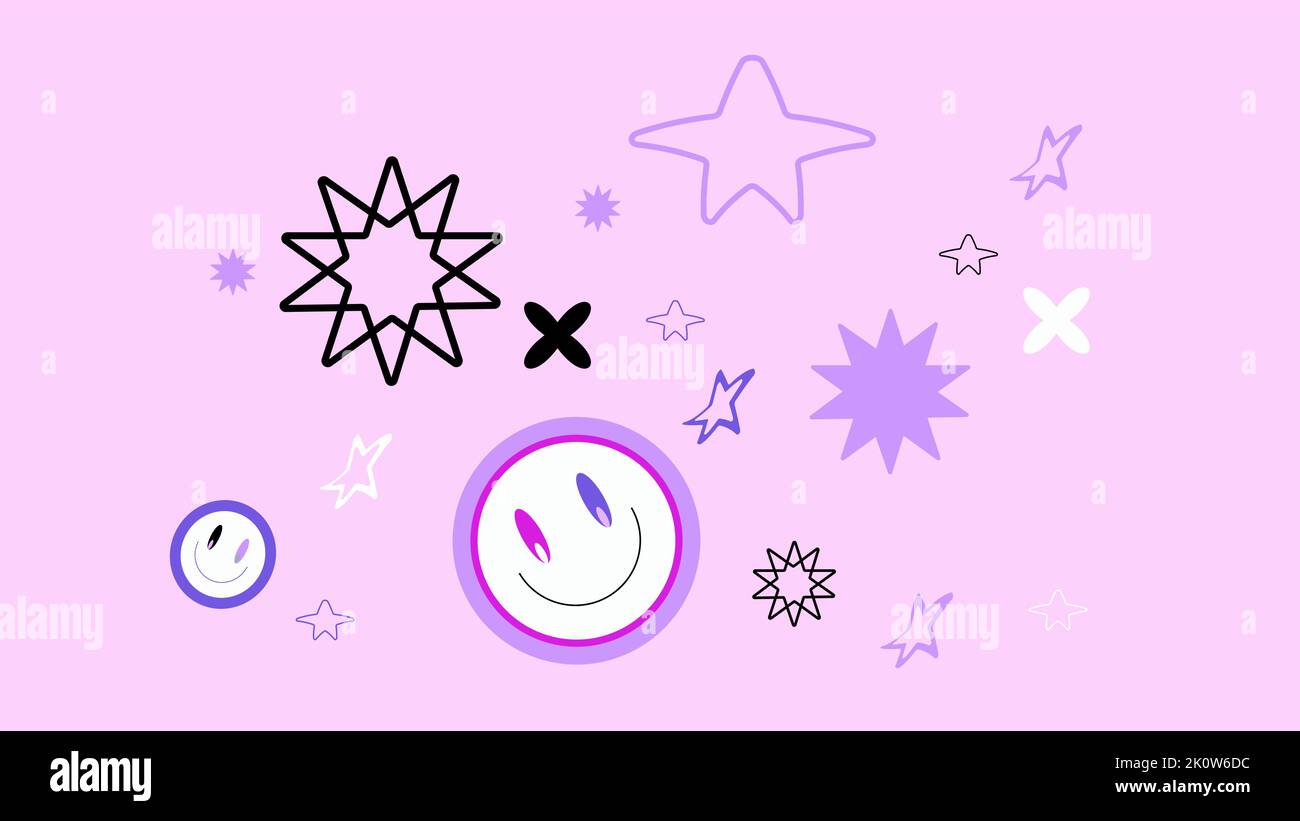 Y2k emoticon hi-res stock photography and images - Alamy