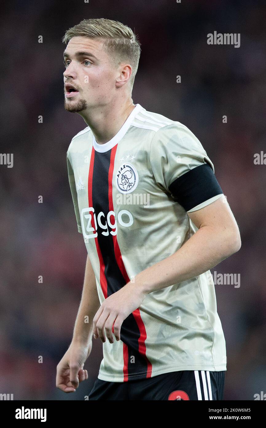 Kenneth Taylor #8 of Ajax during the UEFA Champions League match ...