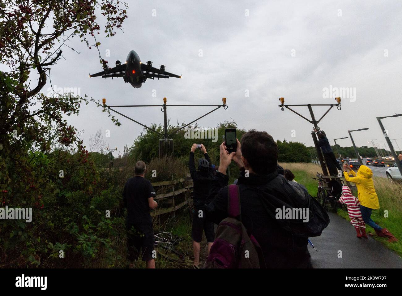 RAF Northolt, South Ruislip, London, UK. 13th Sep, 2022. The body of ...