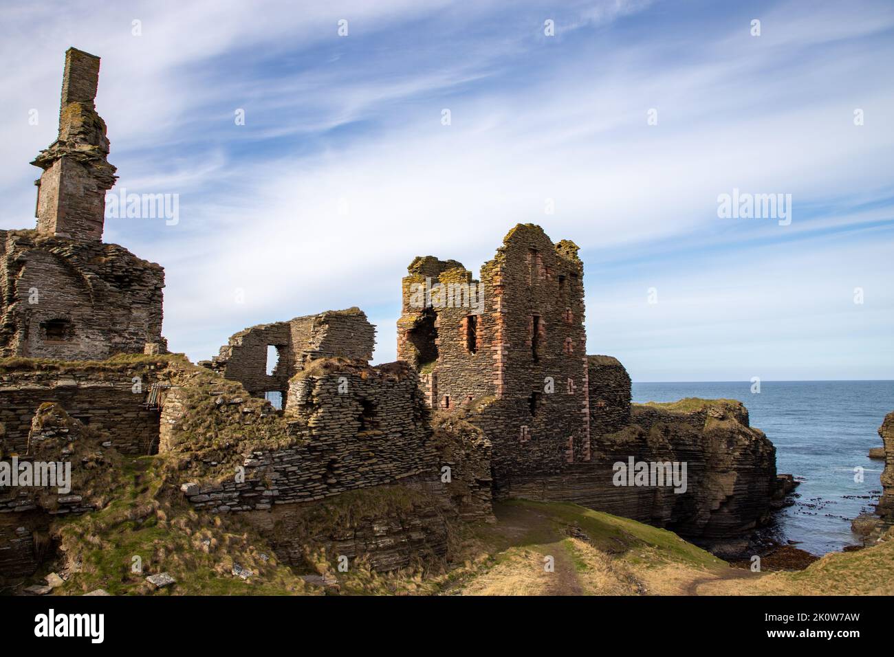 A really beautiful castle ruins tuck to the side of an incredible ...