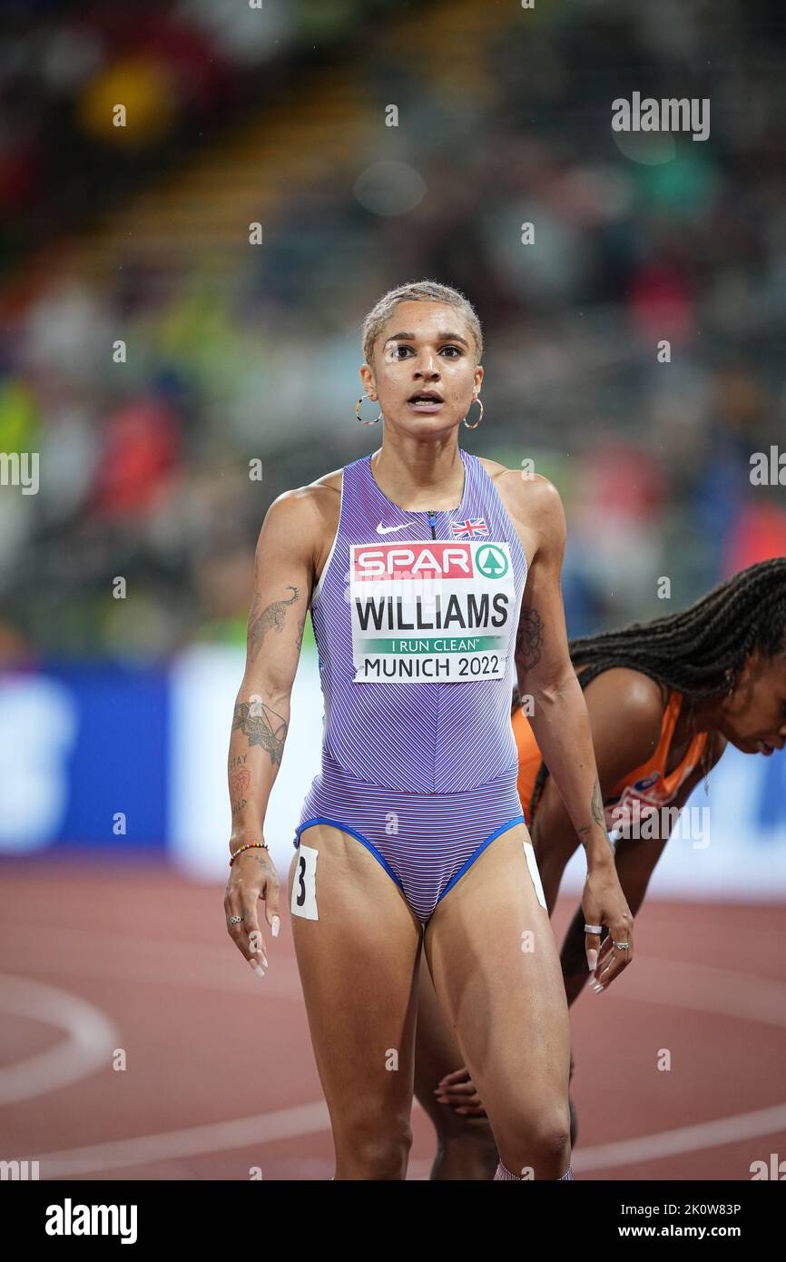 Jodie Alicia Williams participating in the 200 meters of the European ...