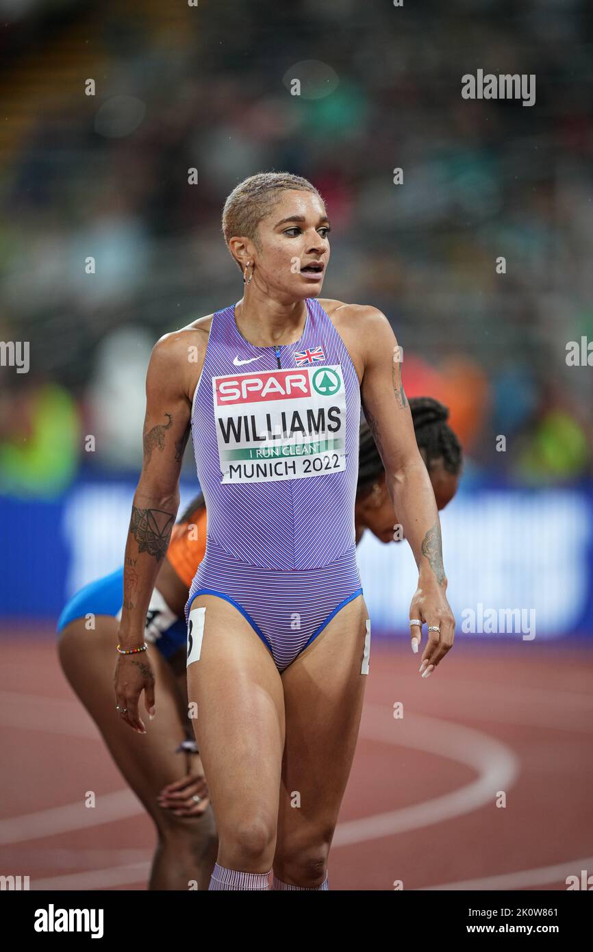 Jodie Alicia Williams participating in the 200 meters of the European ...