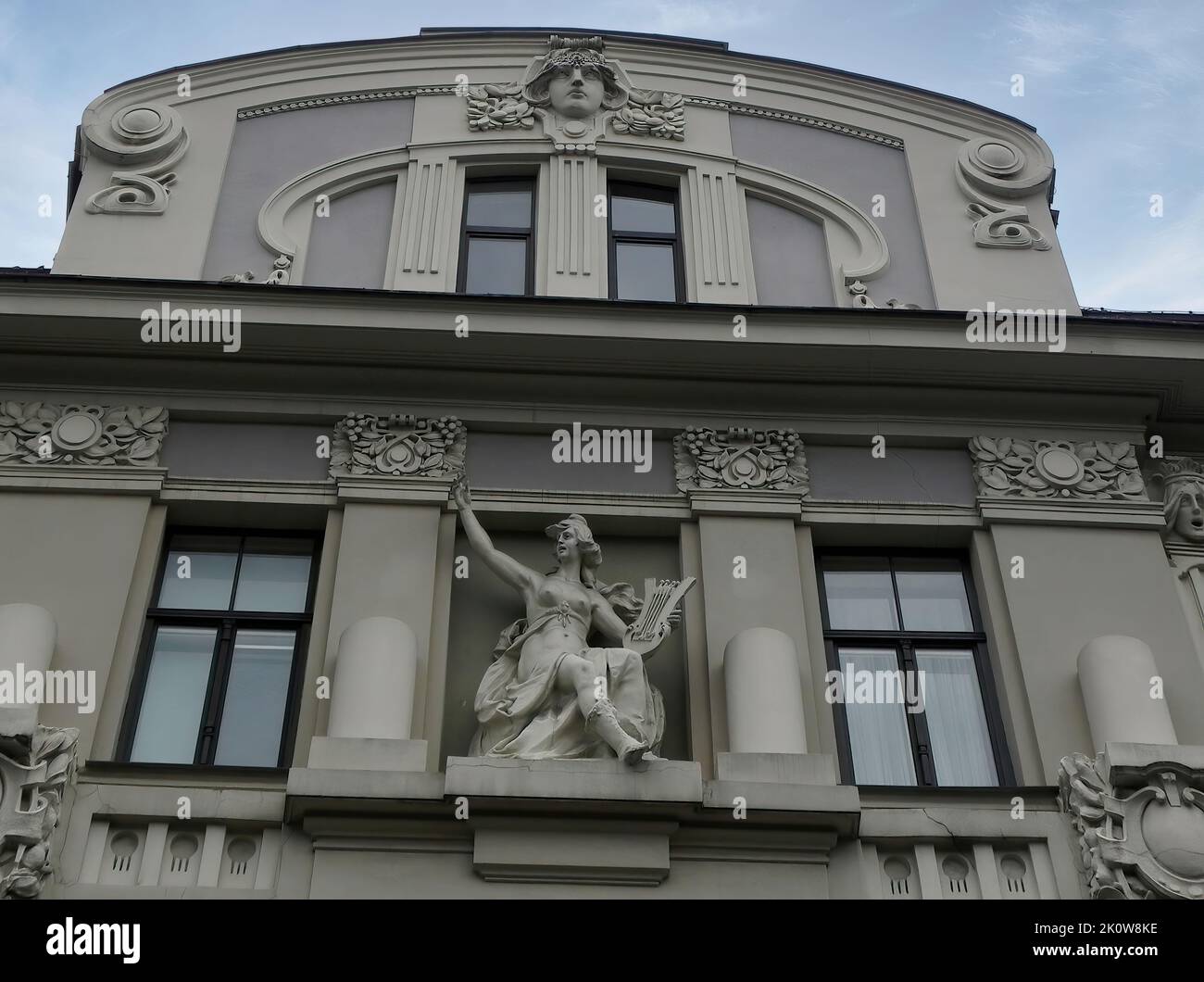 Some architectural details in the "Art Nouveau" style of the city of ...