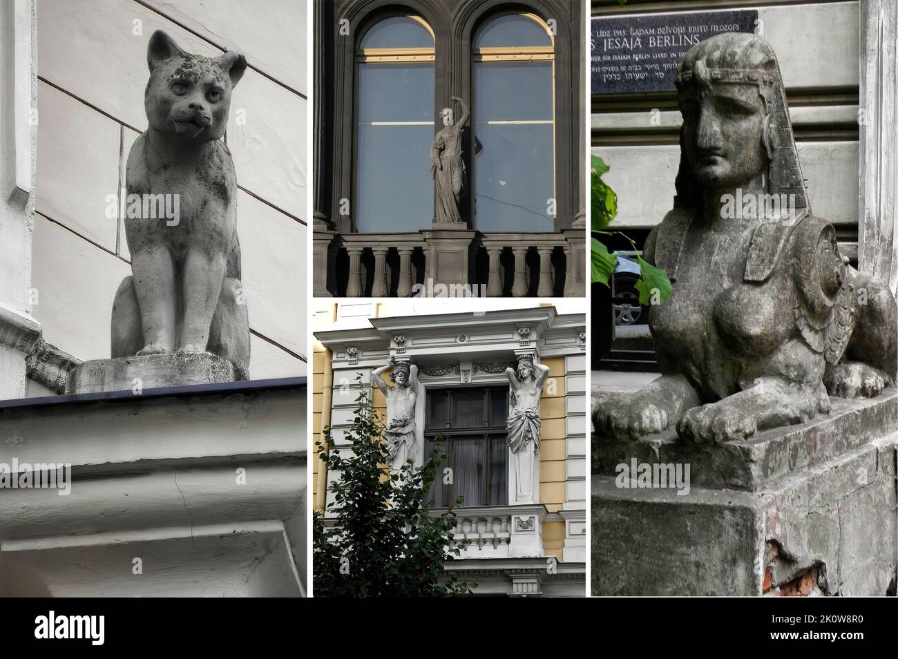 Some architectural details in the "Art Nouveau" style of the city of ...