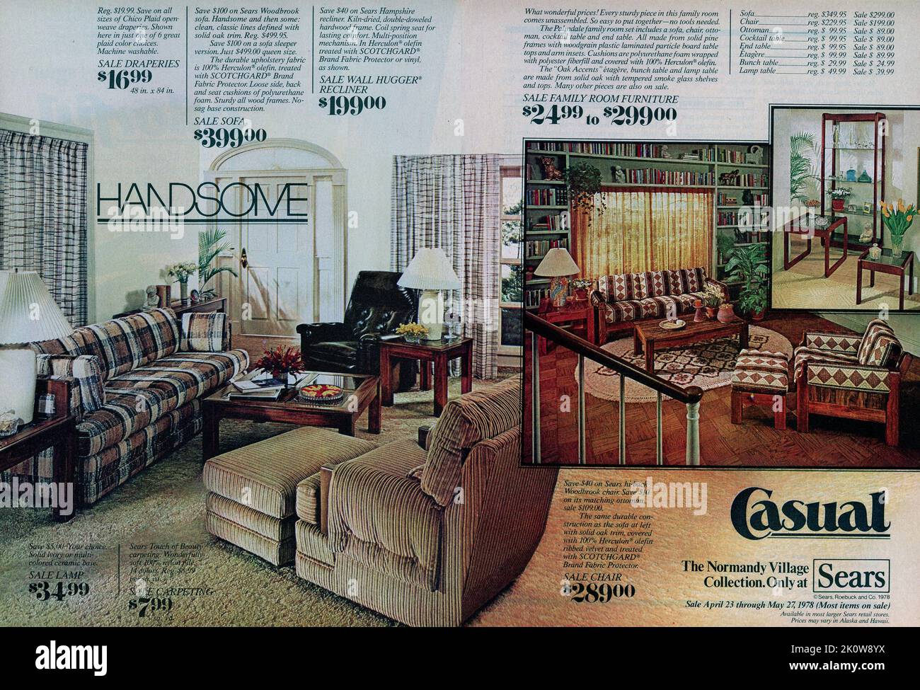 Vintage 19 May 1978 "Family Circle" magazine advert, USA Stock Photo ...