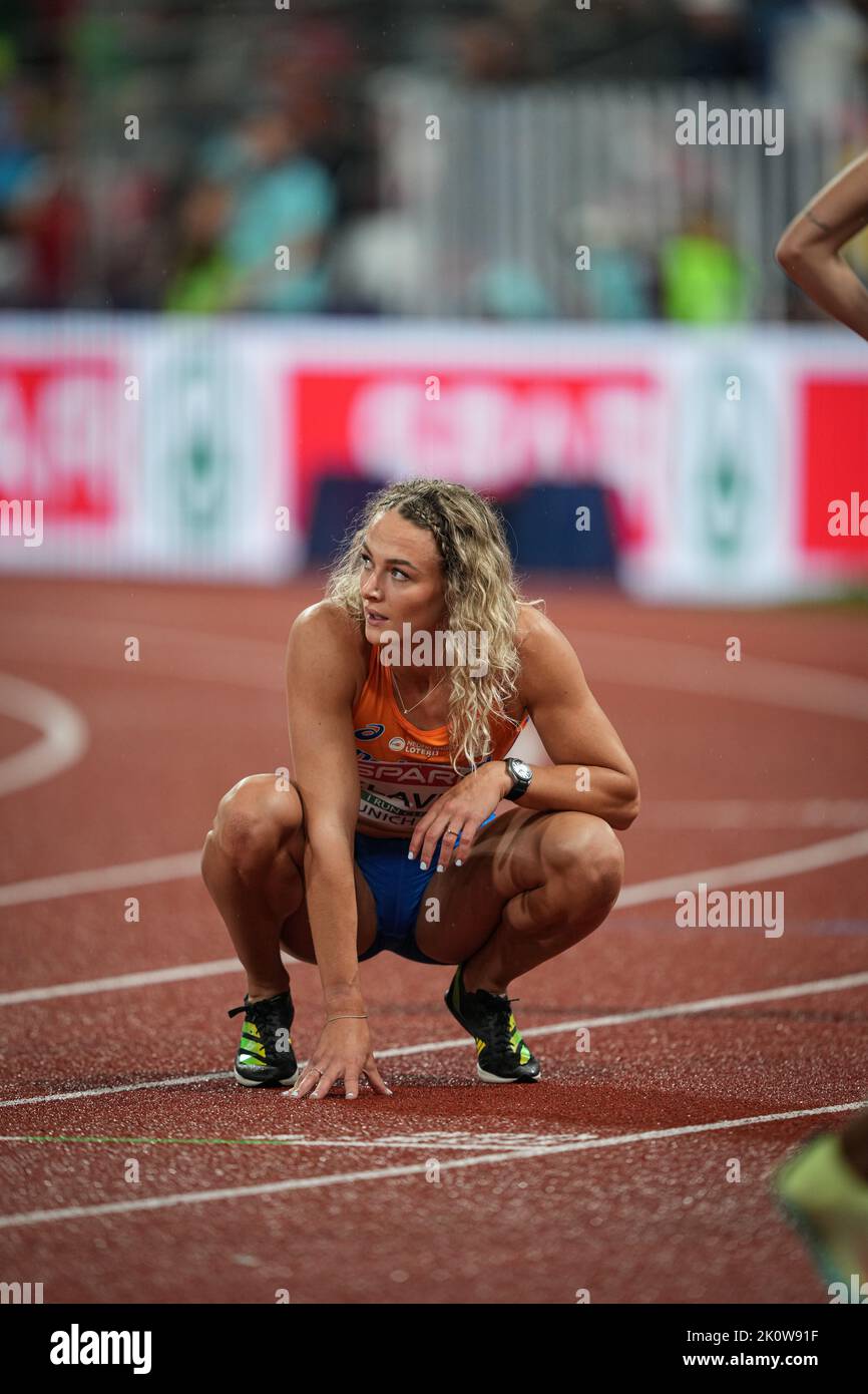 Lieke Klaver participating in the 200 meters of the European Athletics ...