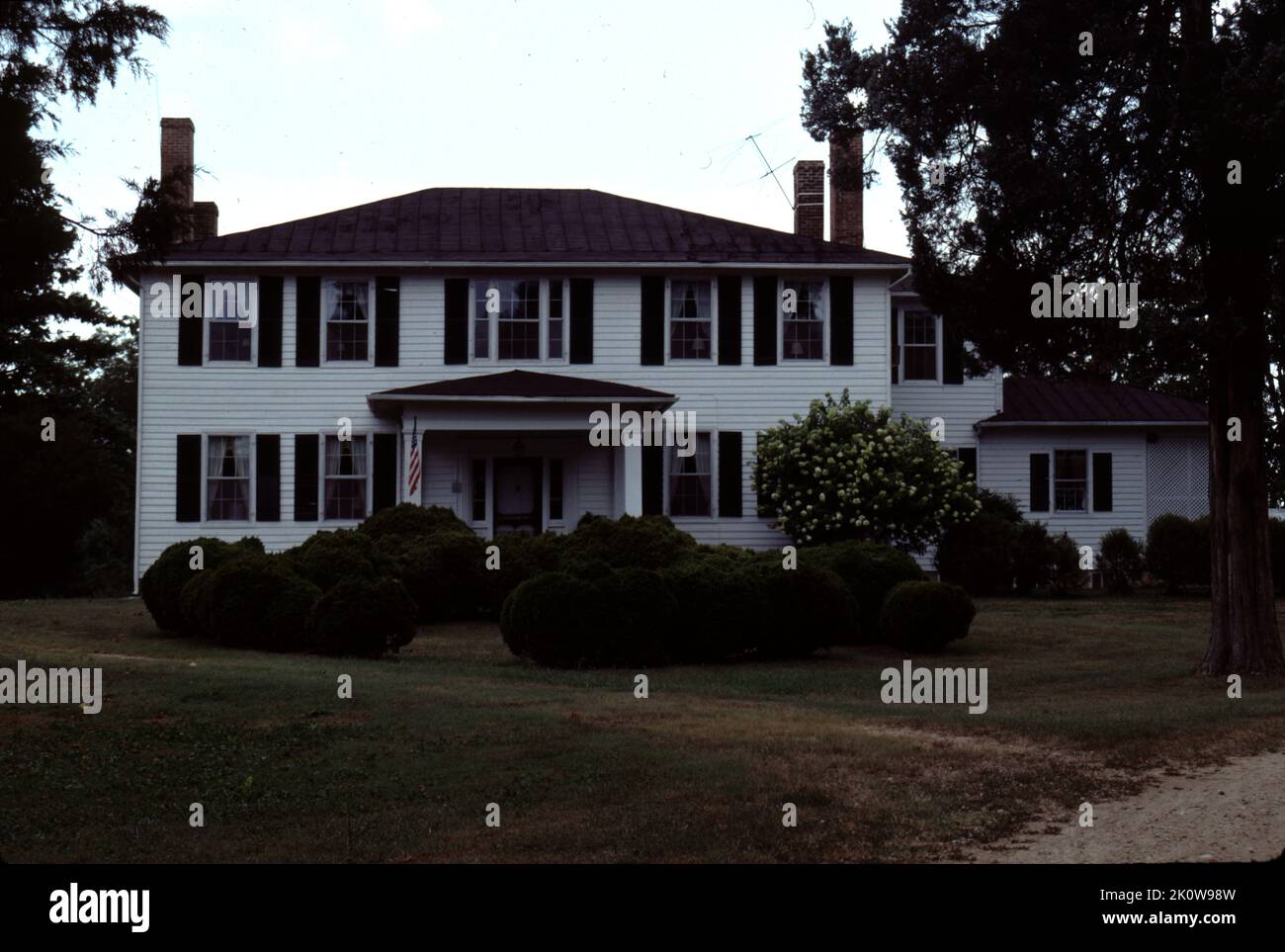 Weyanoke, VA. U.S.A. 9/1993. The North Bend Plantation is now a ...