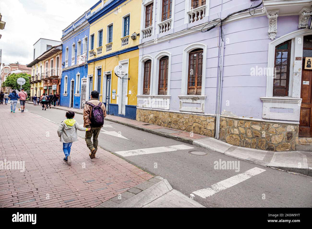 Bogota Colombia,La Candelaria Centro Historico central historic old ...
