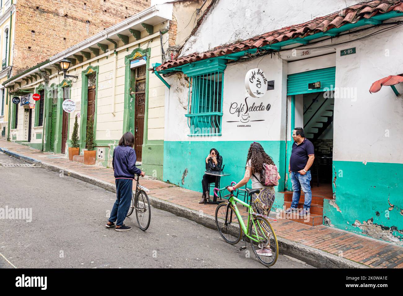 Bogota Colombia,La Candelaria Centro Historico central historic old ...