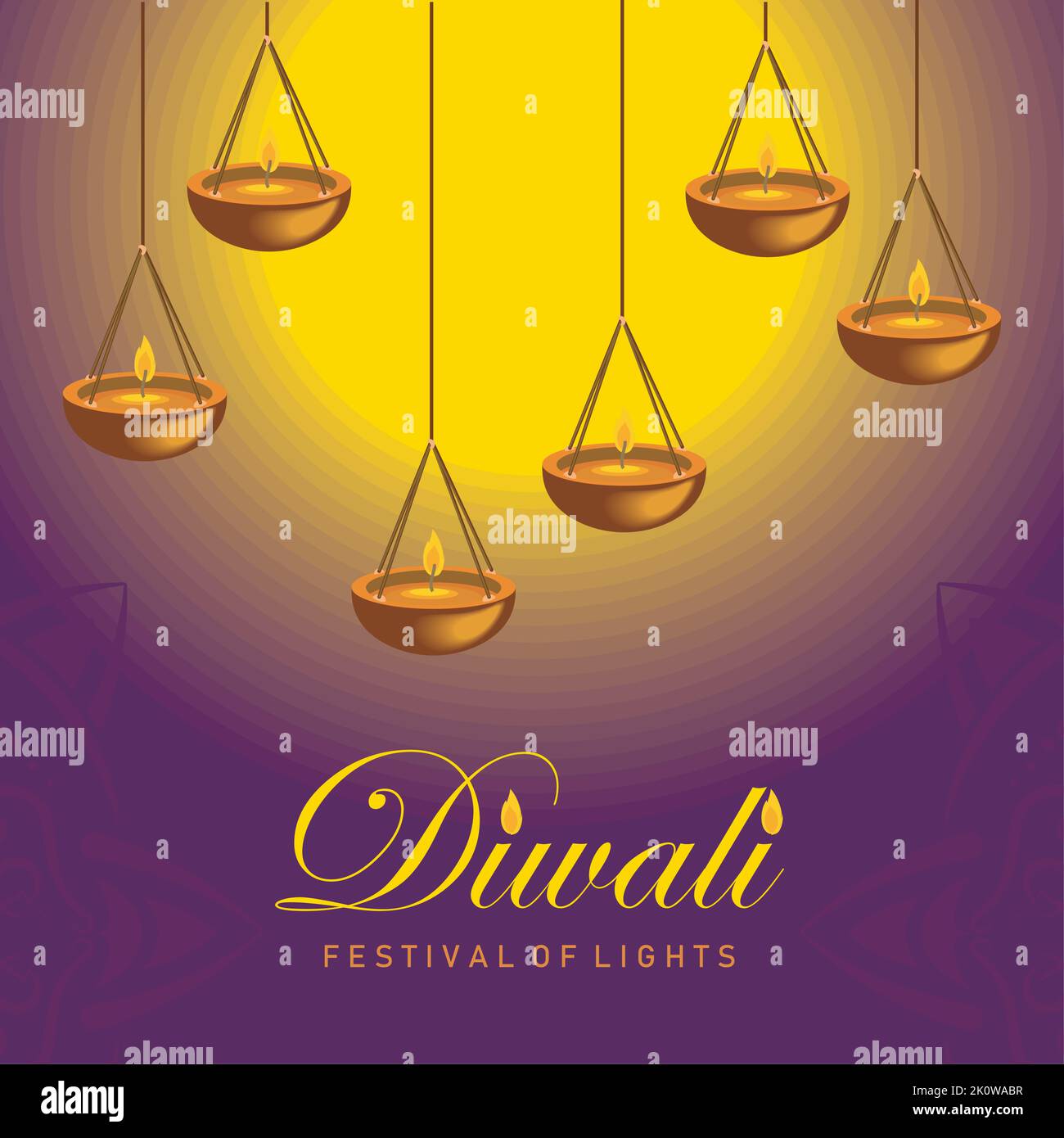 diwali festival of lights poster Stock Vector Image & Art - Alamy