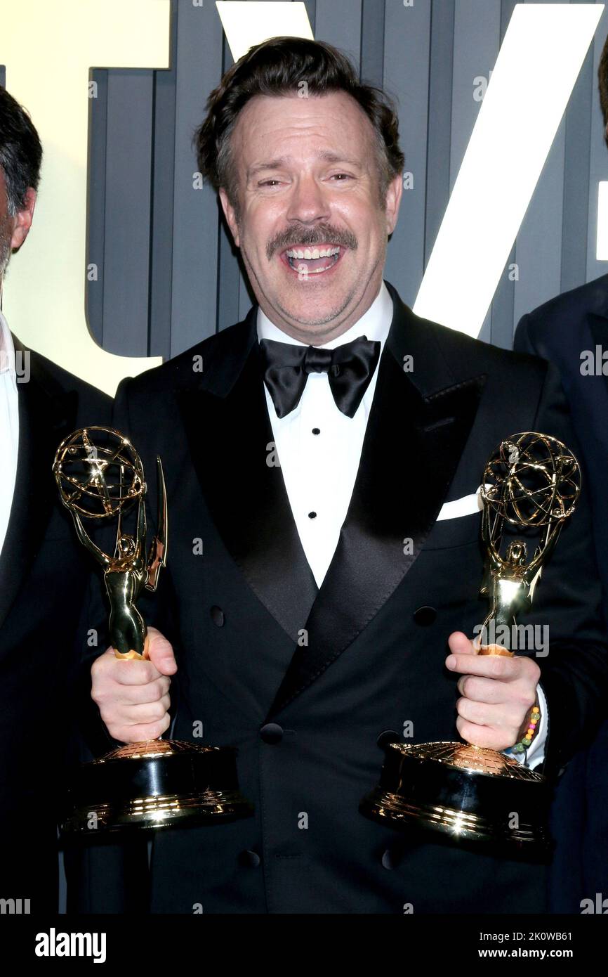 LOS ANGELES - SEP 12: Jason Sudeikis at the Apple TV+ Primetime Emmy ...