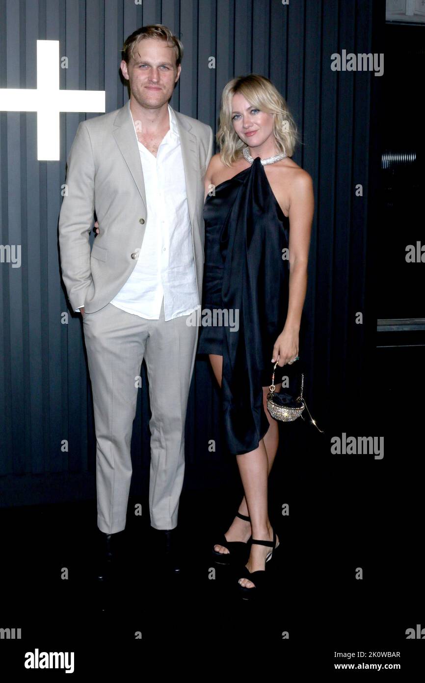 LOS ANGELES - SEP 12: Wyatt Russell, Meredith Hagner at the Apple TV+ ...