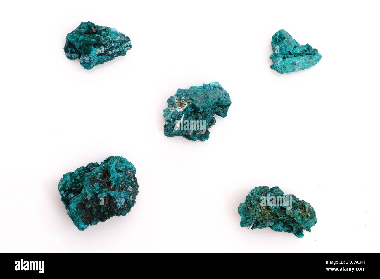 Natural green malachite on Cut Out Stock Images & Pictures - Alamy