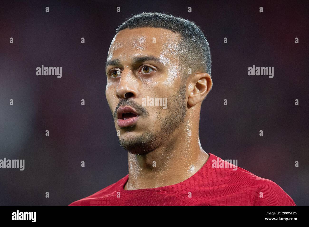 Thiago Alcantara #6 of Liverpool during the UEFA Champions League match ...