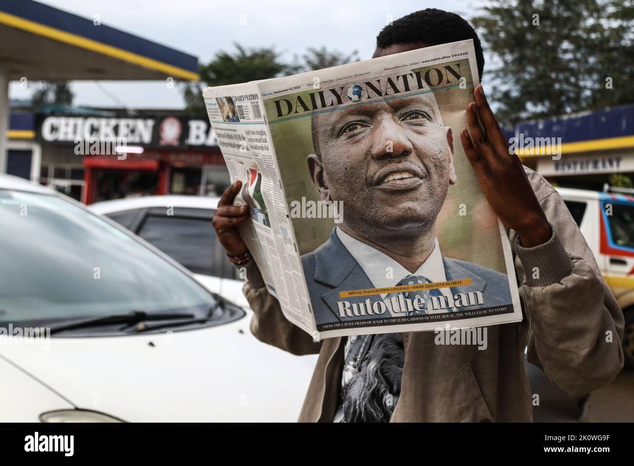William ruto sworn in hi-res stock photography and images - Alamy