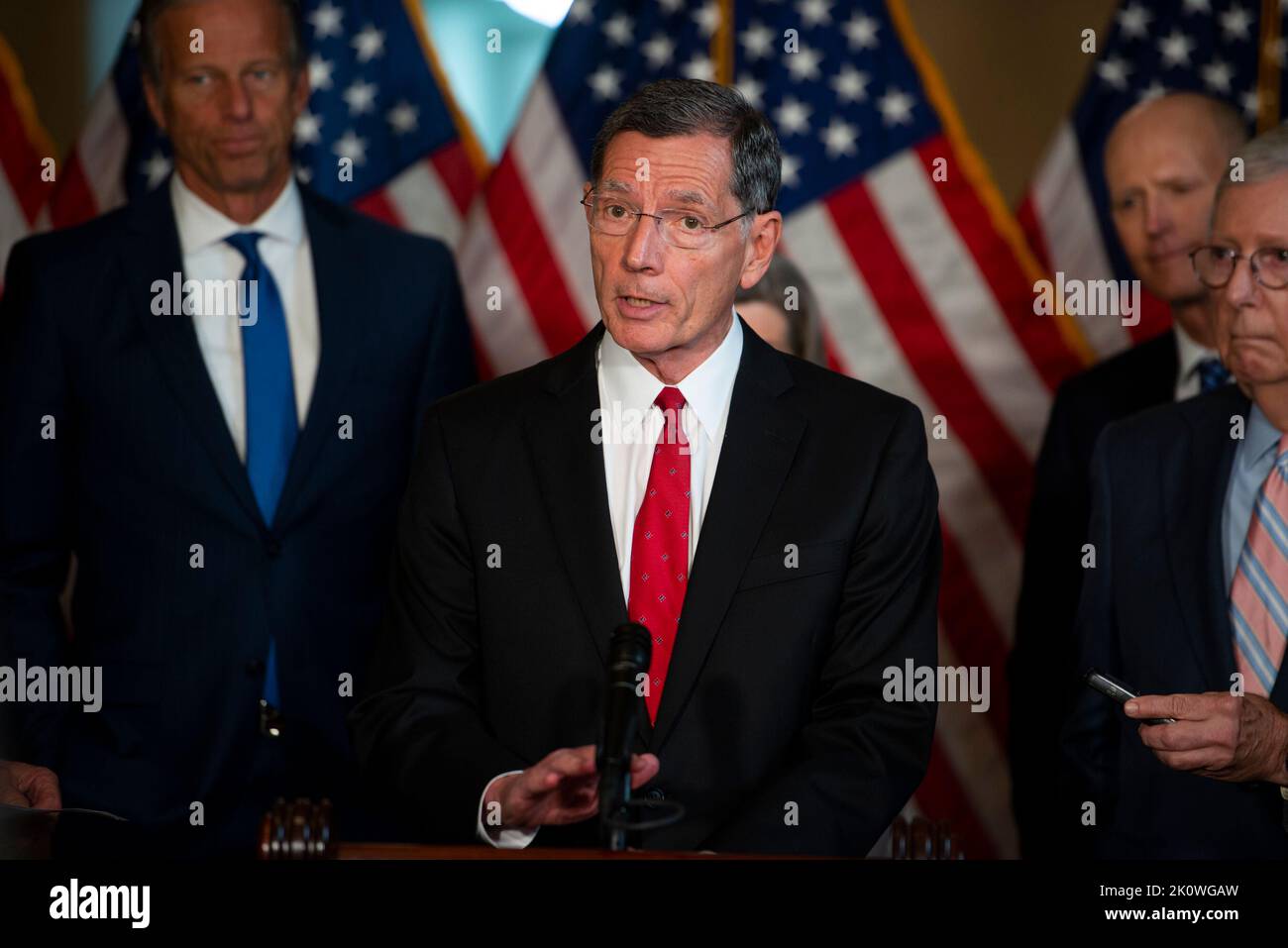 United States Senator John Barrasso (Republican of Wyoming) offers ...
