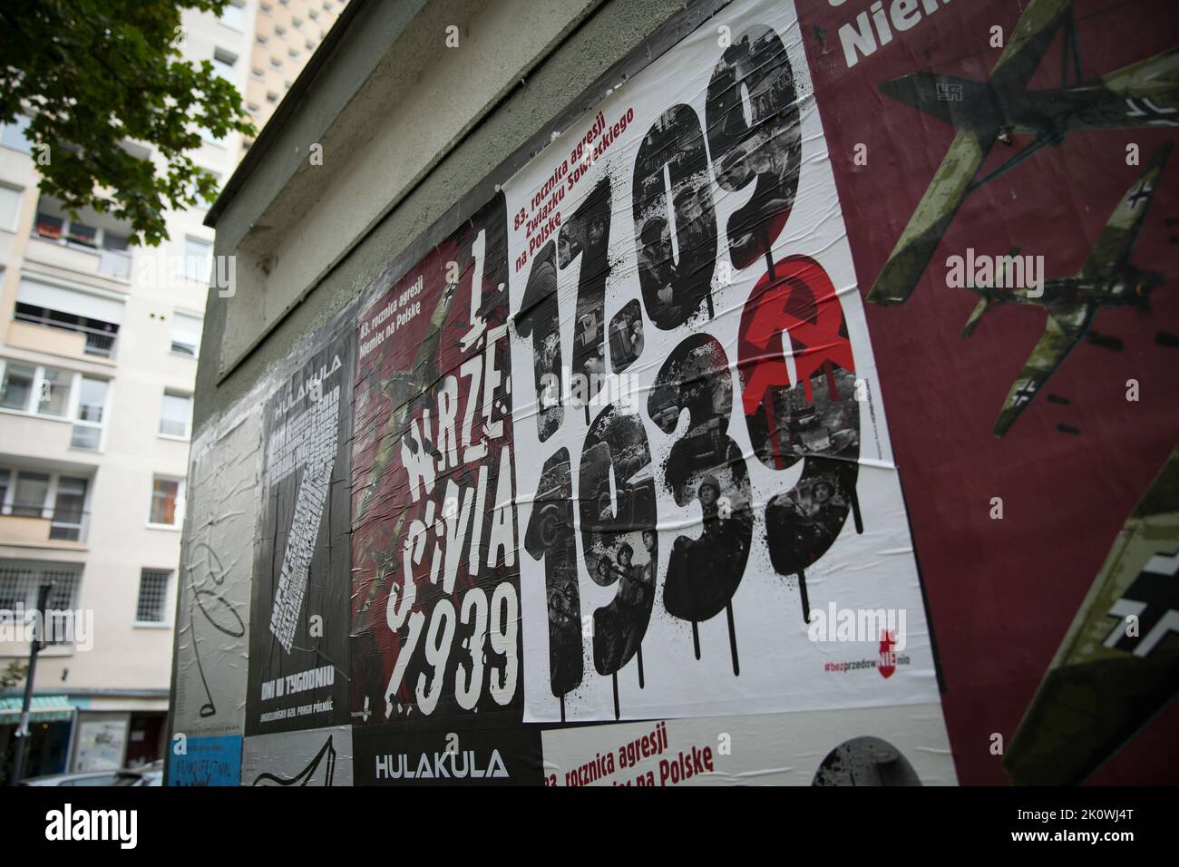 Posters are seen in the city center advertising a rosary for the memory ...